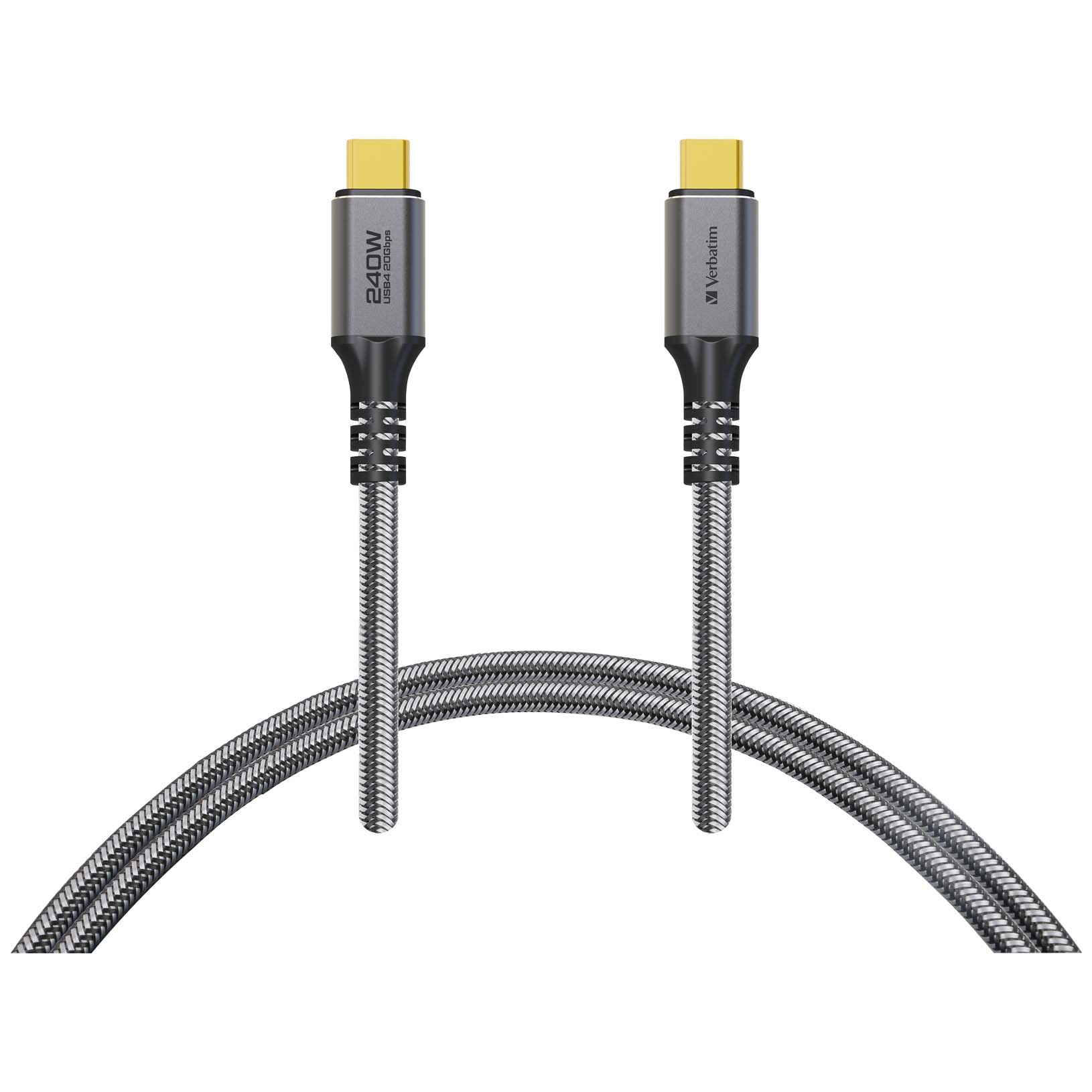 Tough Max 240W USB4 Type C to Type C Cable - Verbatim Hong Kong