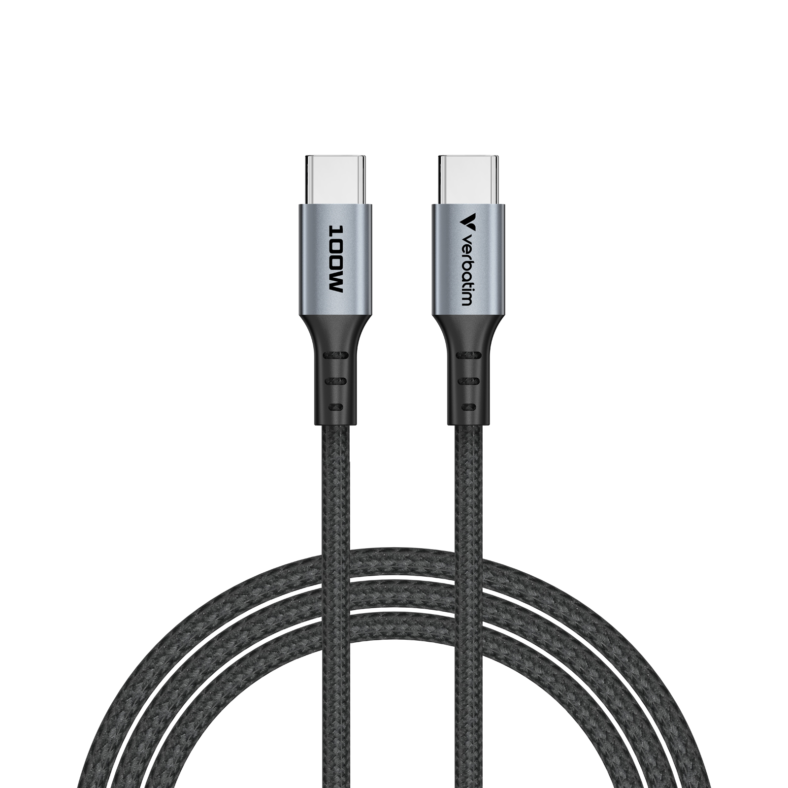 Sync & Charge Cable 100W USB-C to USB-C (SCC2-CC100) - Verbatim Hong Kong