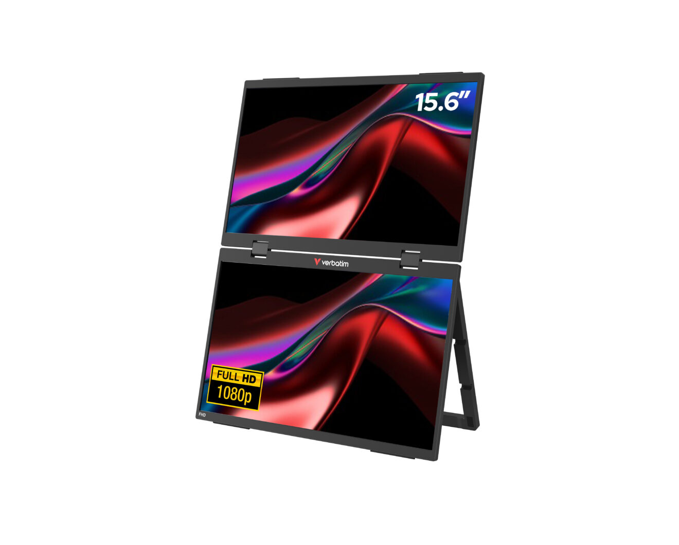 Portable 15.6'' - Full HD 1080p Dual Monitor Essentials - Verbatim Hong ...
