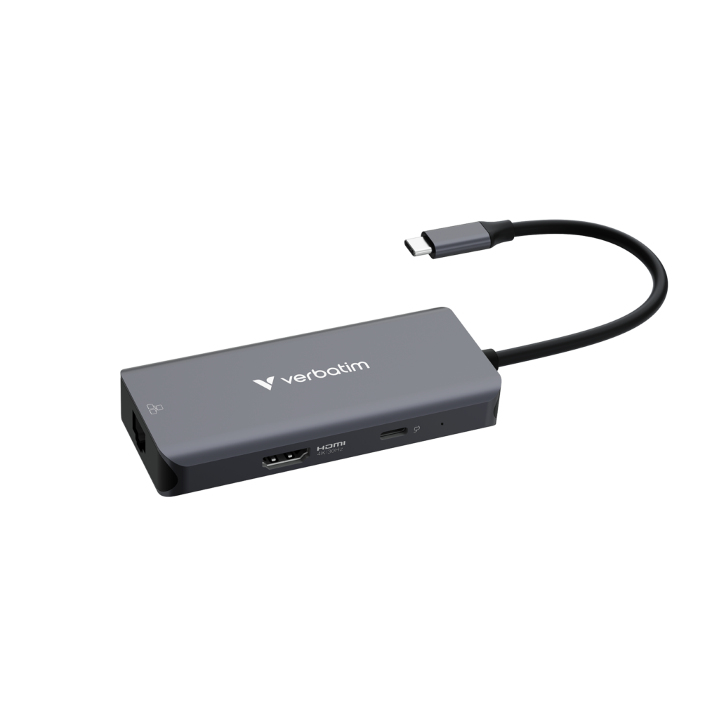 Essentials USB-C Multiport Hub 6 Port with RJ45 - Verbatim Singapore